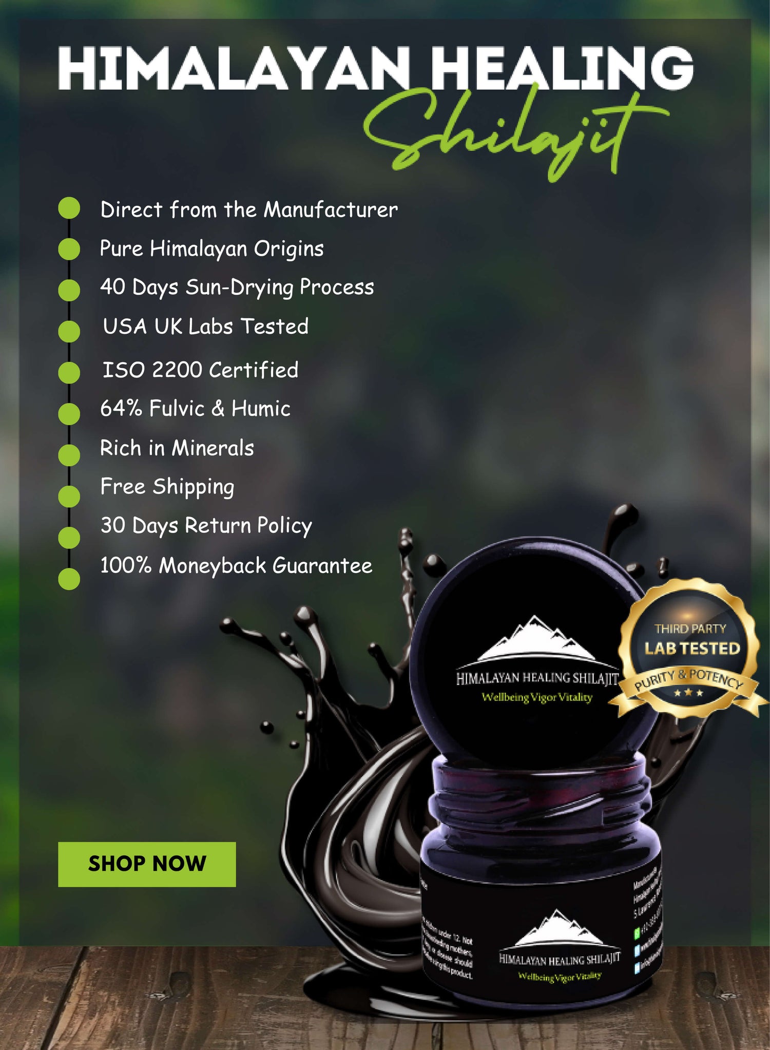 Himalayan Healing Shilajit | Main Online Store